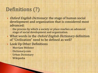 His 101 what is civilization? | PPT