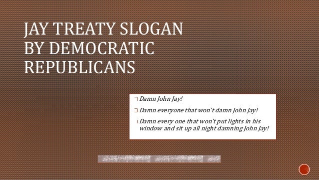 Federalist Party Slogan