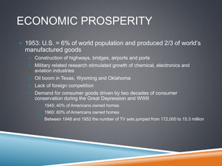 His 122 ch 26 affluence and anxiety in the 1950's | PPTX