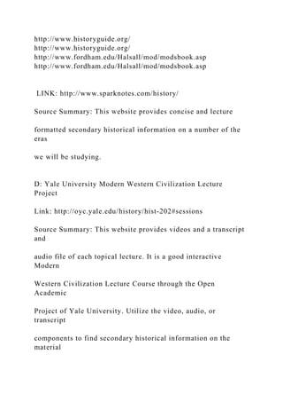 HIS 122 Research Module 1 Assignment Handout 1.The go.docx