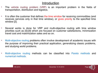 A Solution for Multi-objective Commodity Vehicle Routing Problem by ...