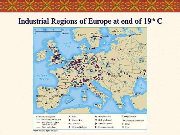 Industrial Zones Map World