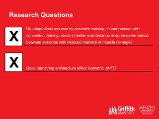 Steven Duhig Hamstring Injury Symposium presentation | PPT