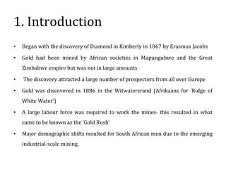 mineral revolution south africa | PPTX