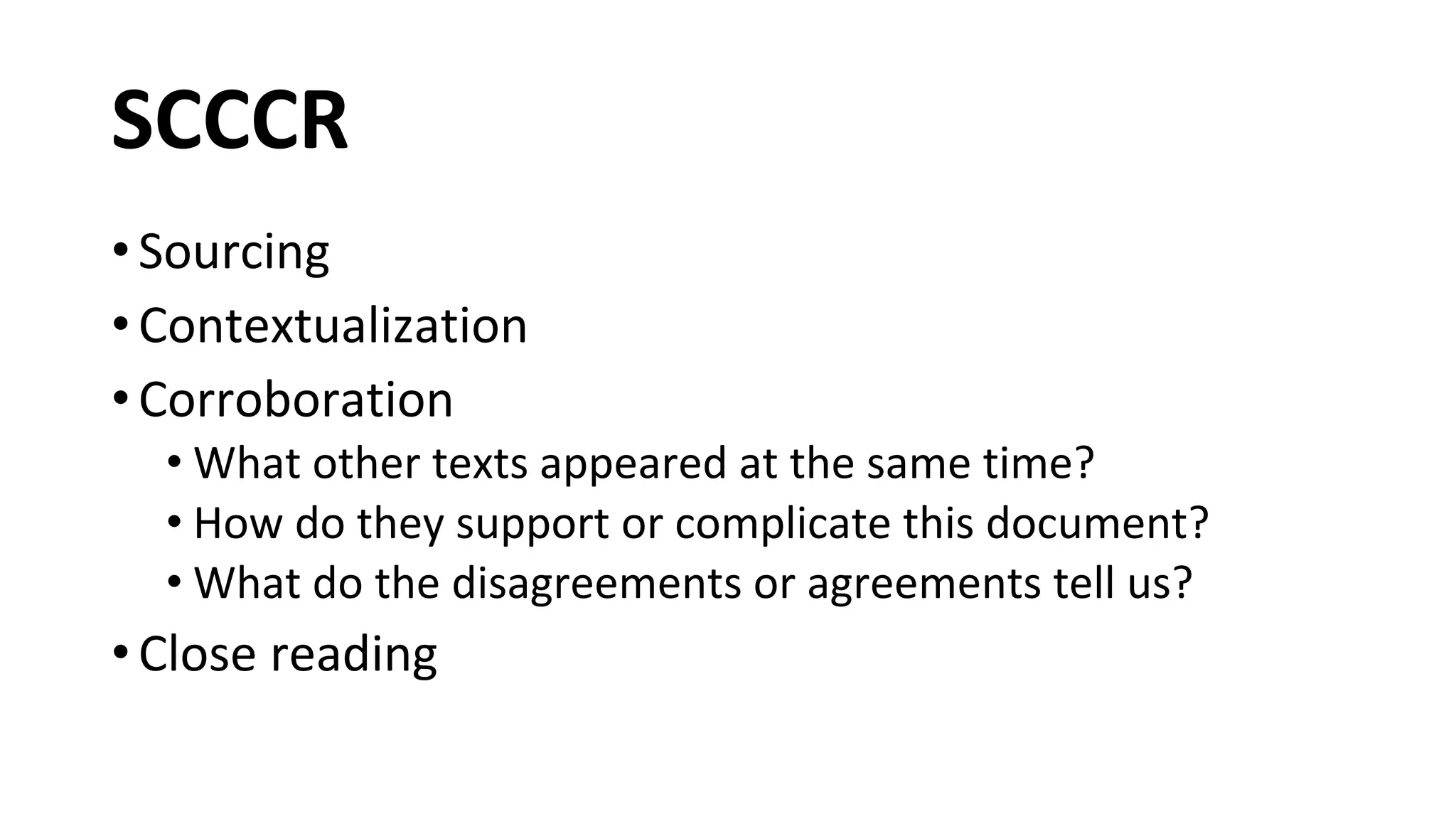 Thinking About Your Sources | PPTX