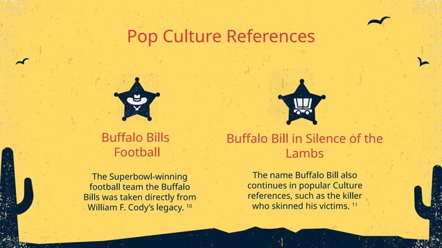 Evolution of Buffalo Bill from the past to present | PPT
