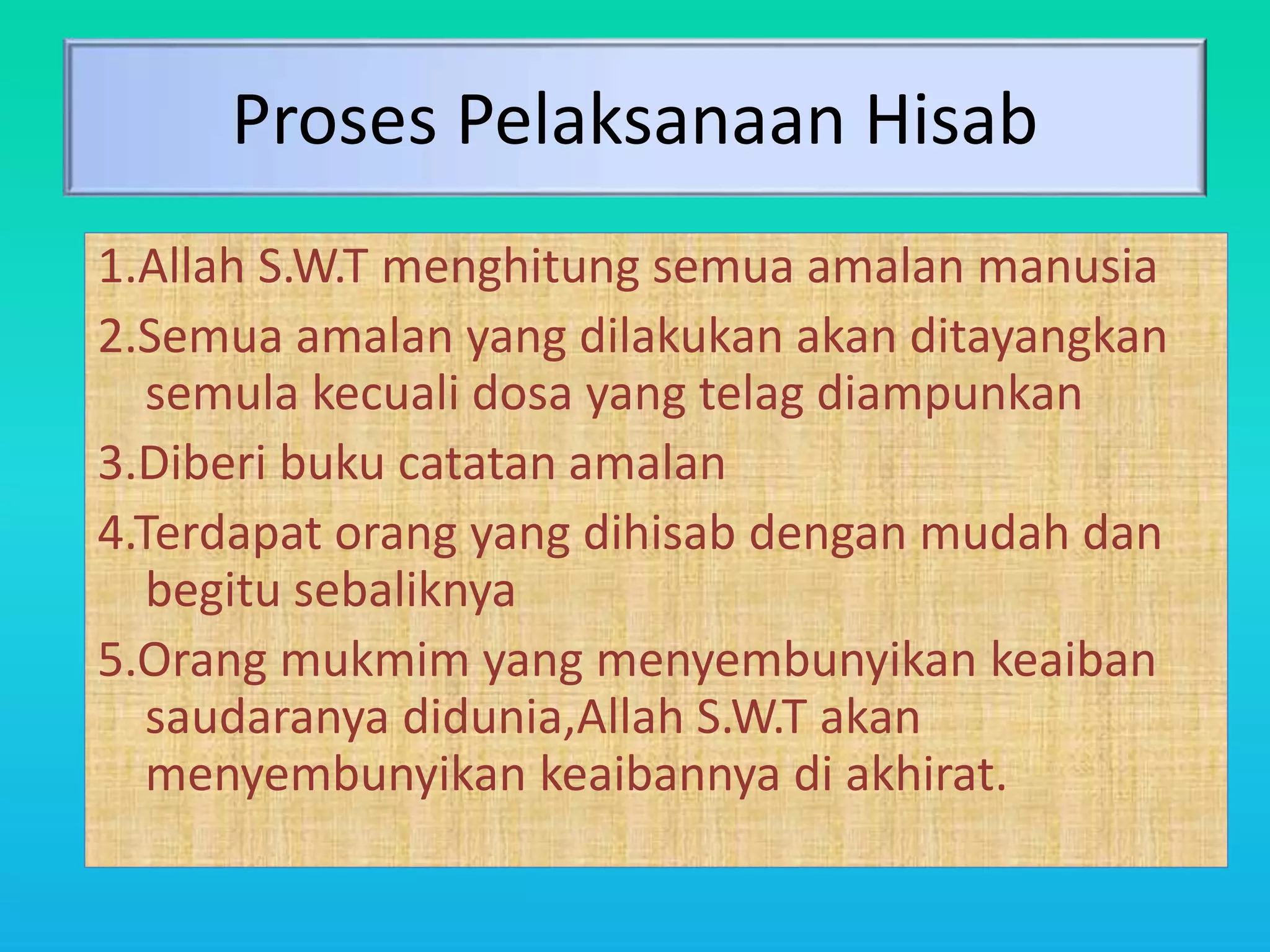 Hisab | PPTX