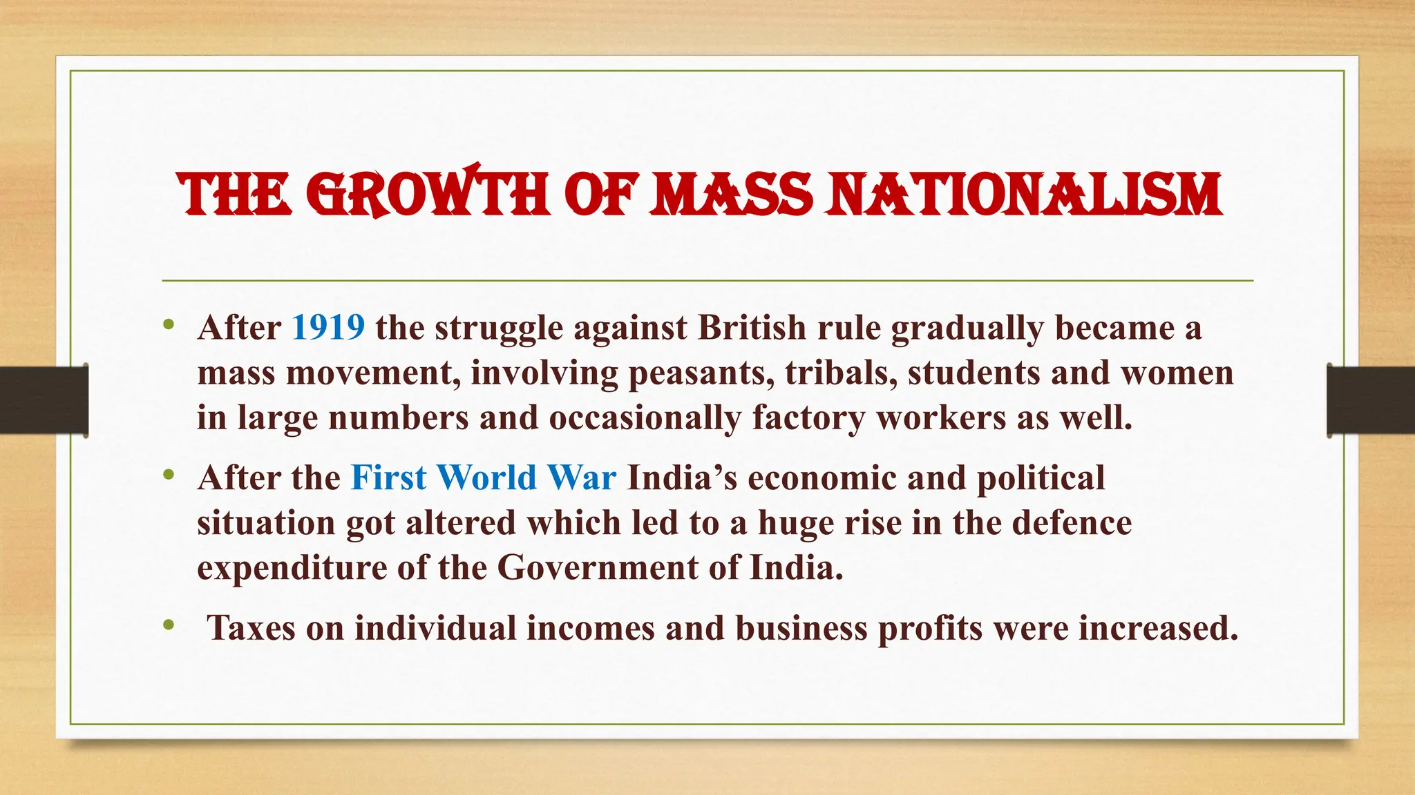 The making of national movement : 1870s to 1947 | PPTX