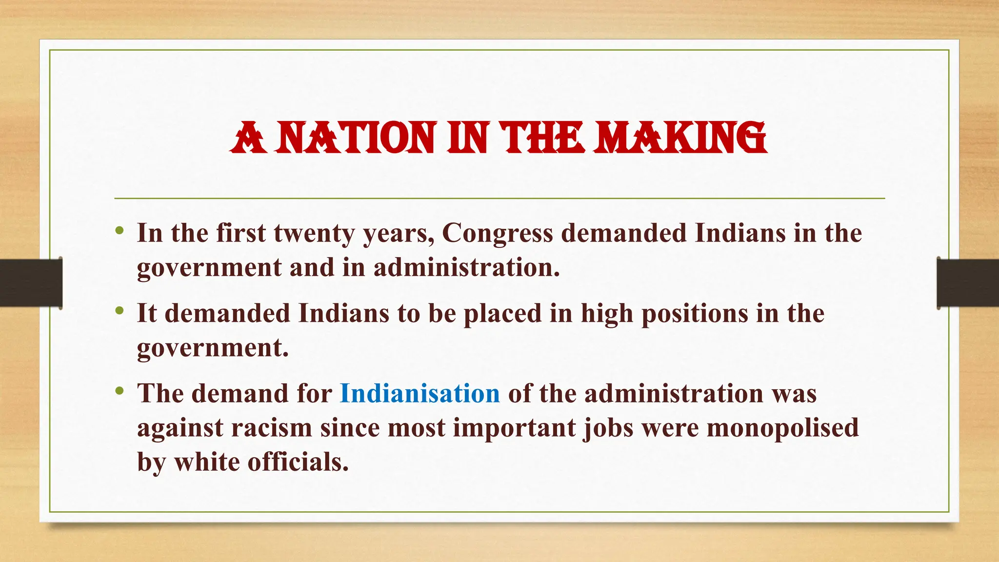 The making of national movement : 1870s to 1947 | PPTX