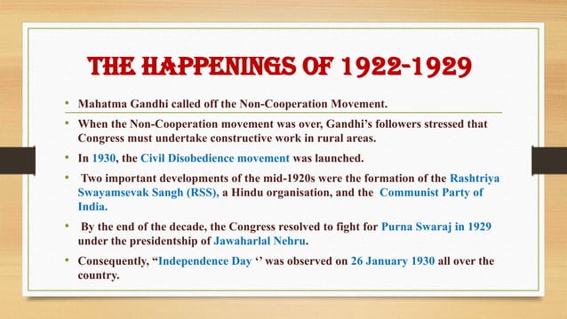 The making of national movement : 1870s to 1947 | PPTX