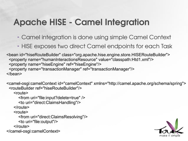 Apache HISE + Apache Camel | ODP | Cloud Computing | Internet