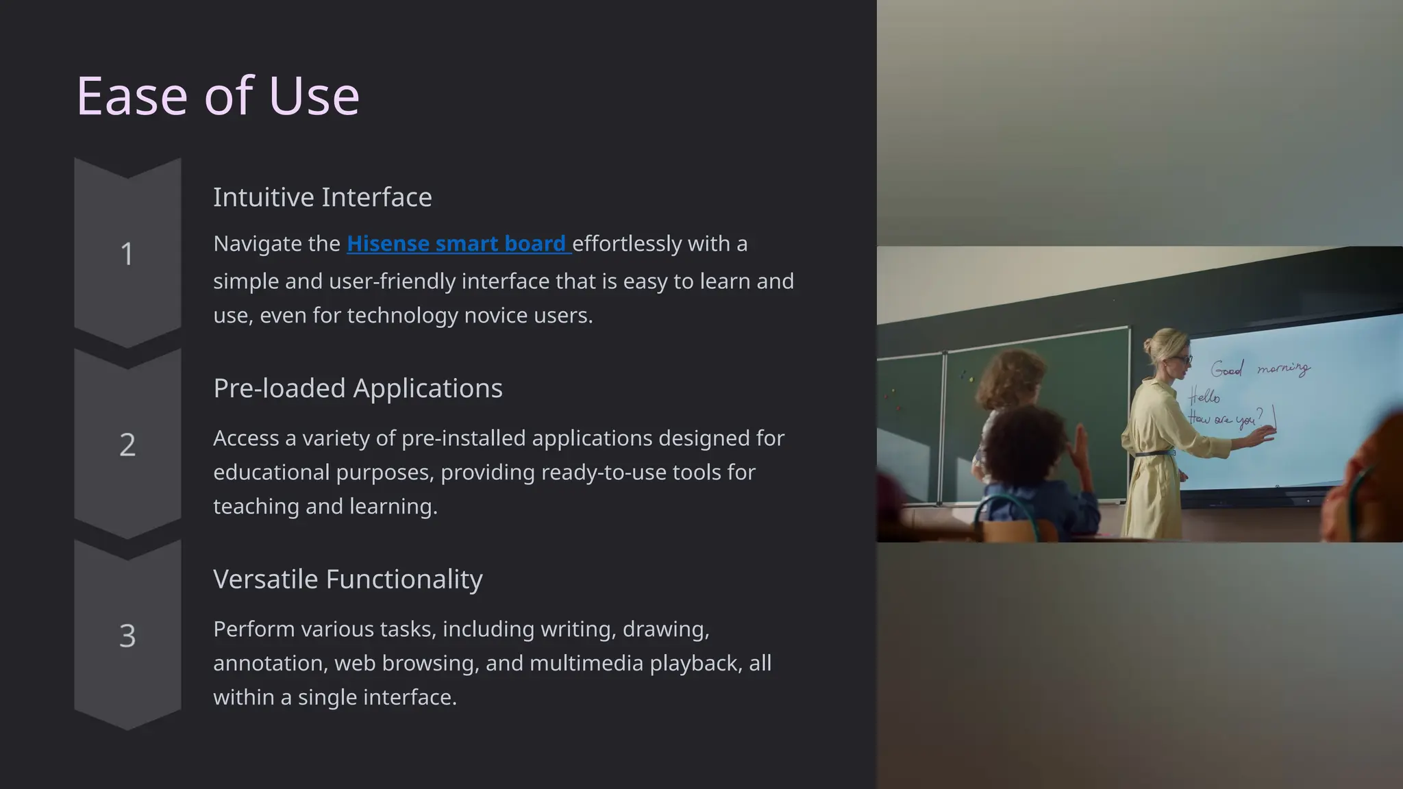 Hisense Education Smart Board | CLOUD INFOTECH | PPTX