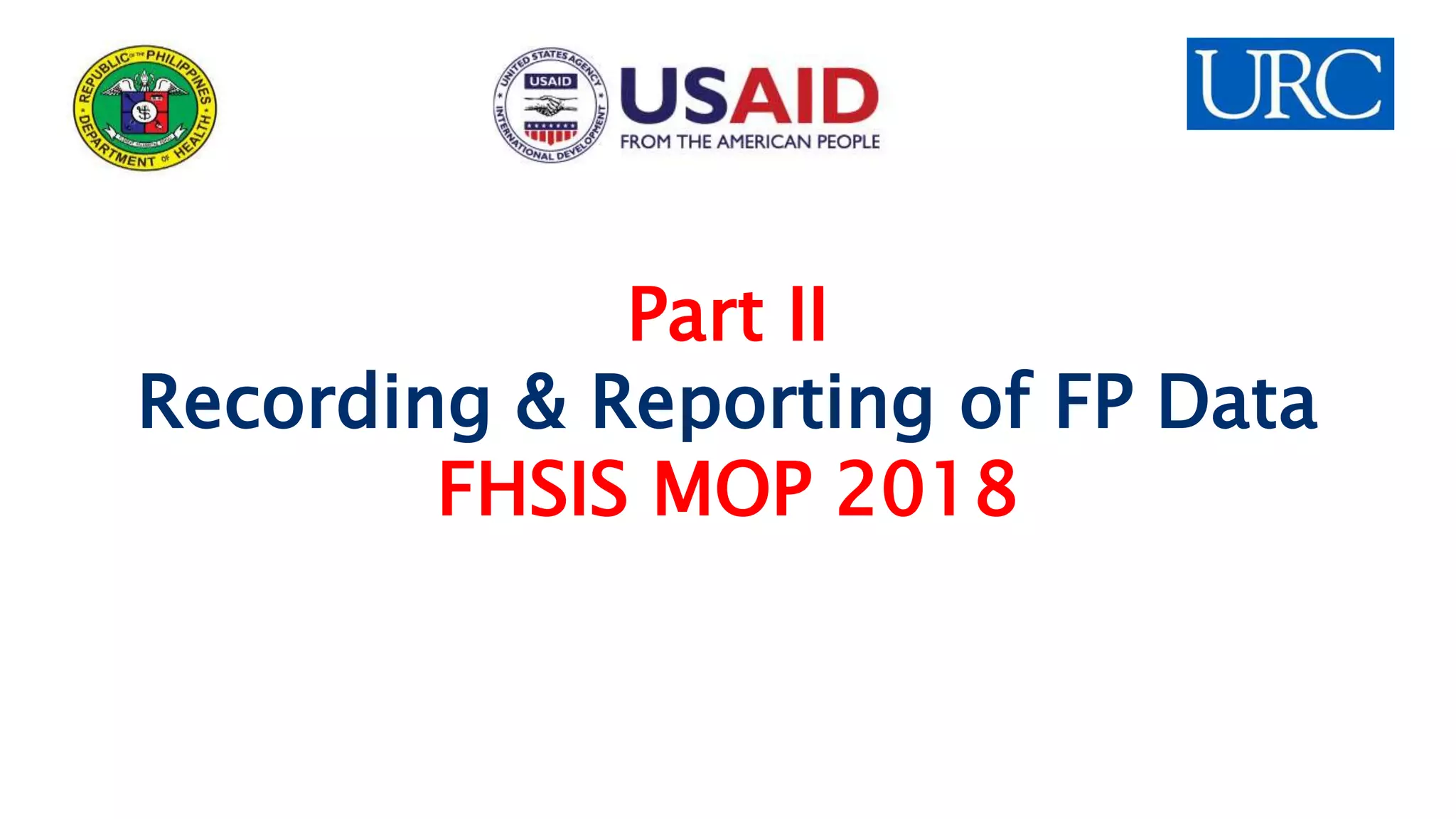 HIS, FHSIS process & forms, DQC process and Tools - Copy.pptx