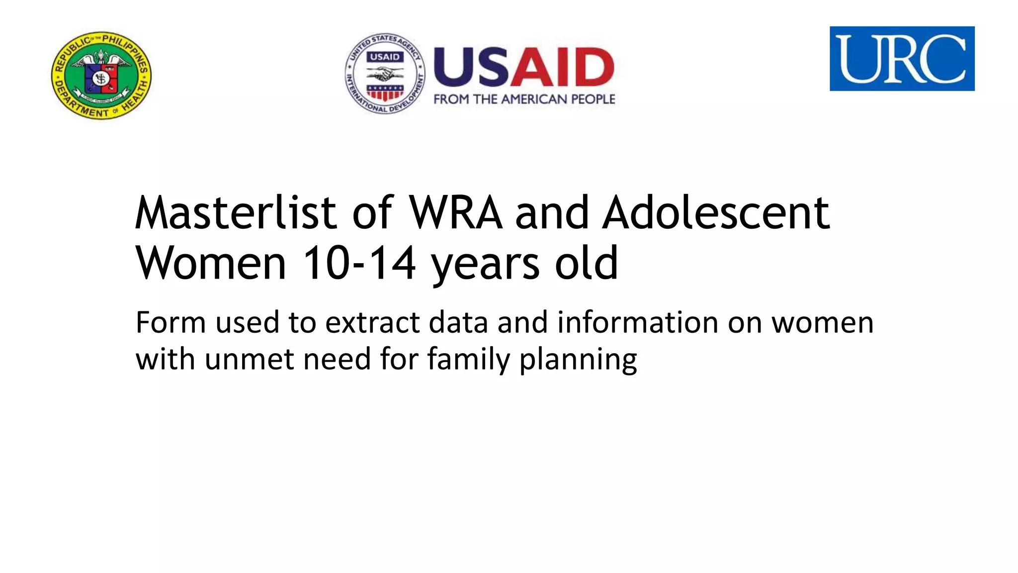 HIS, FHSIS process & forms, DQC process and Tools - Copy.pptx