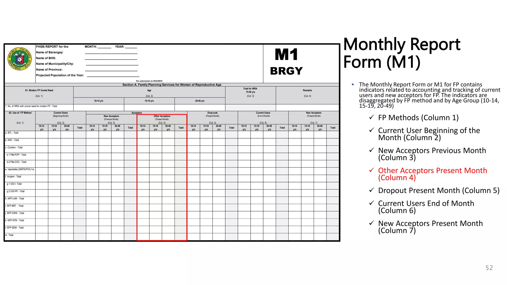 HIS, FHSIS process & forms, DQC process and Tools - Copy.pptx