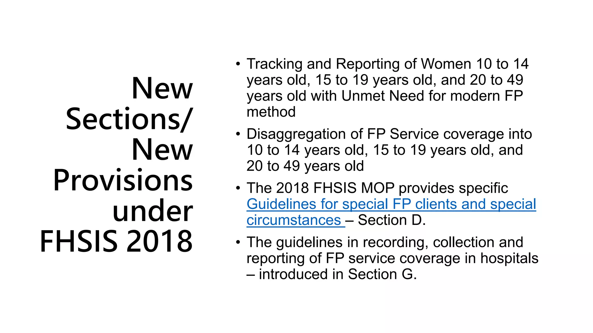 HIS, FHSIS process & forms, DQC process and Tools - Copy.pptx