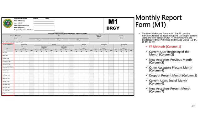 HIS, FHSIS process & forms, DQC process and Tools - Copy.pptx ...