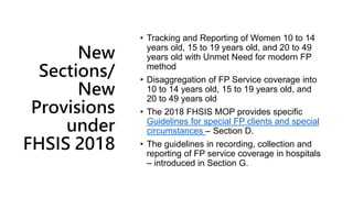 HIS, FHSIS process & forms, DQC process and Tools - Copy.pptx