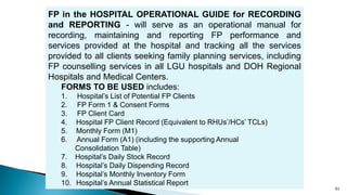 HIS, FHSIS process & forms, DQC process and Tools - Copy.pptx