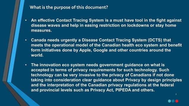 A Proposed Blueprint of a “privacy first” Pan Canadian Disease Contact ...