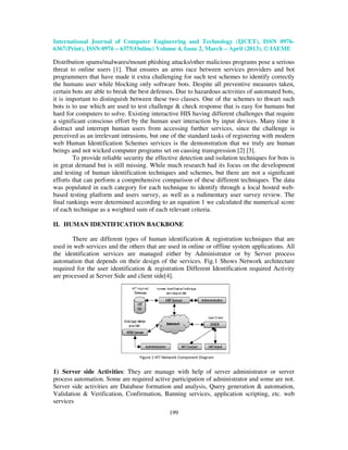 His human identification schemes on web | PDF | Web Development | Internet
