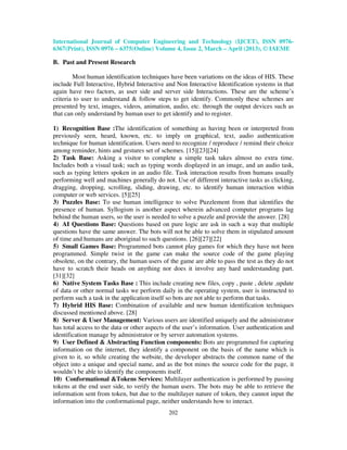 His human identification schemes on web | PDF | Web Development | Internet