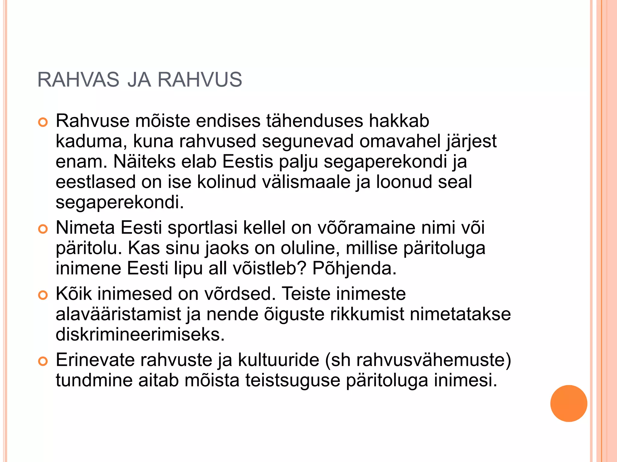 üHiskonnaõpetuse kordamismaterjal | PPTX