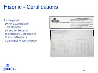 Hisonic Company Capabilities | PPT