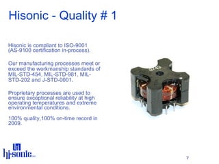 Hisonic Company Capabilities | PPT