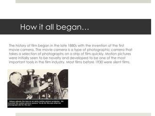 History of Film | PPTX
