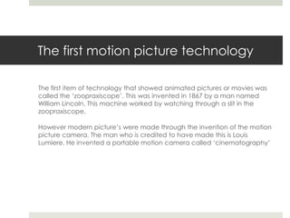 History of Film | PPTX