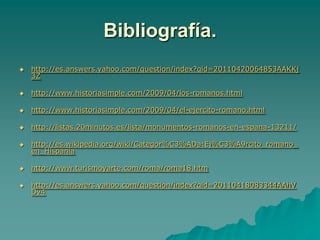 "Hispania Romana" por Marina | PPT