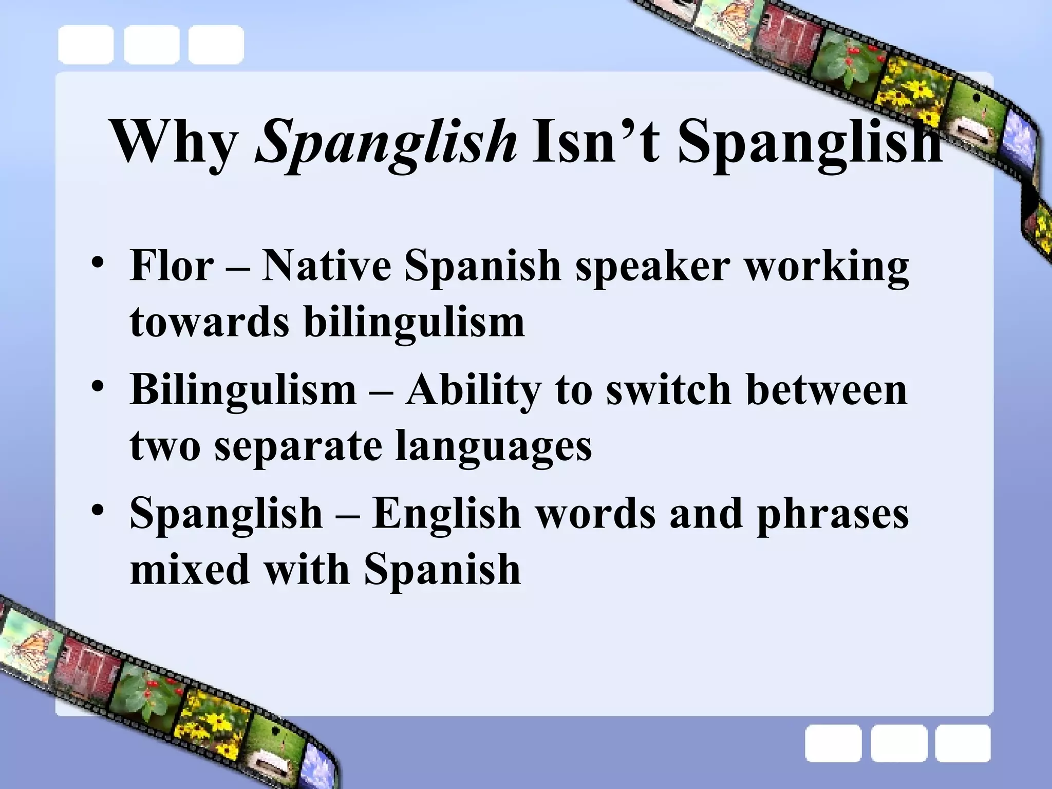 Hispanic Language Stereotypes | PPT