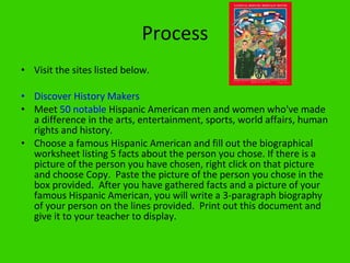 Hispanic Heritage Month WebQuest | PPT