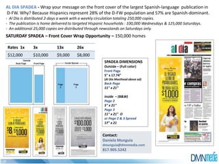 Aldia and Dallas Morning News Hispanic media kit 2016 | PPTX