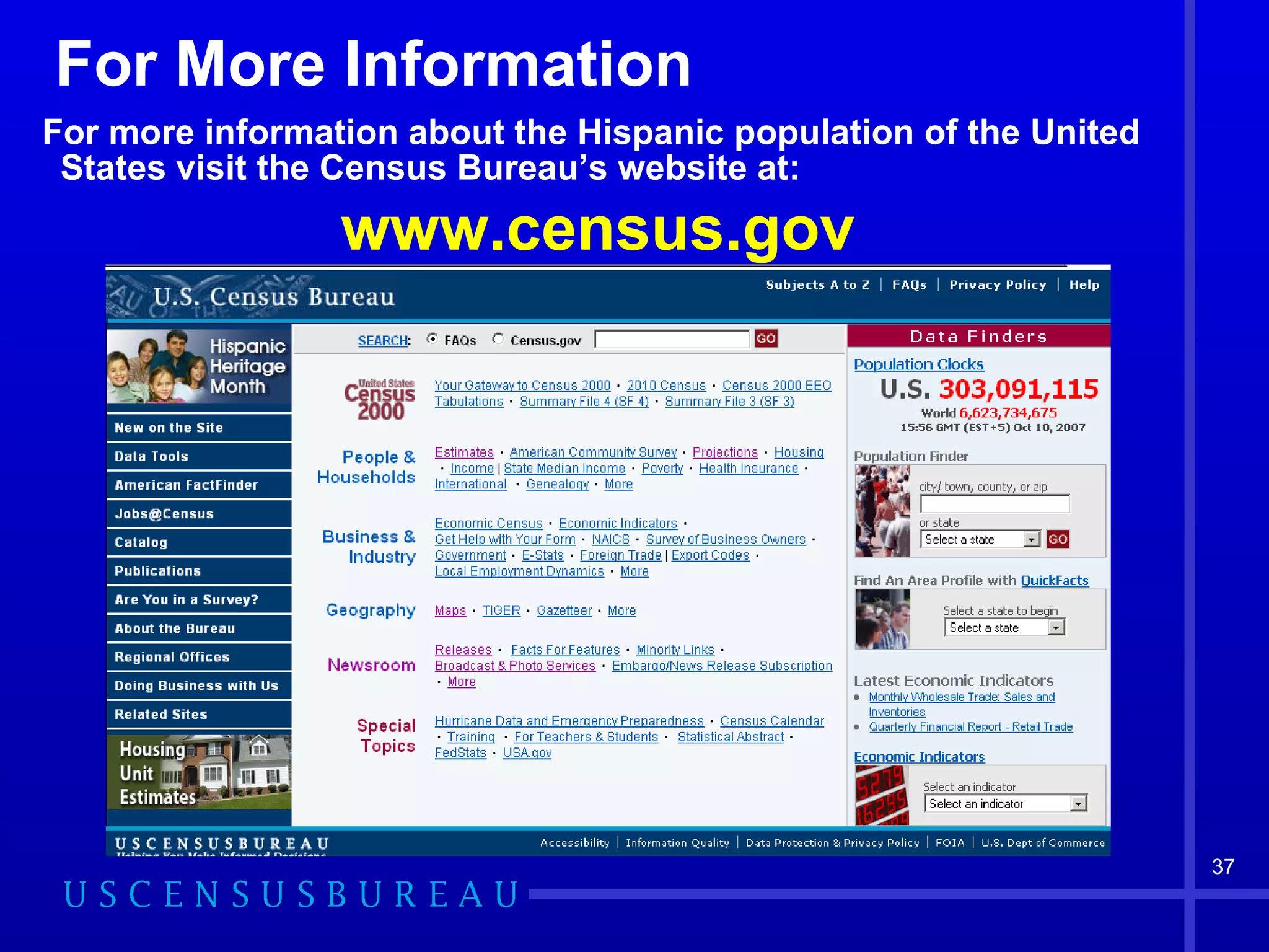 Census Hispanic Profile | PPT
