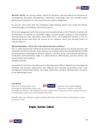 Hisplus systems limited company profile | PDF