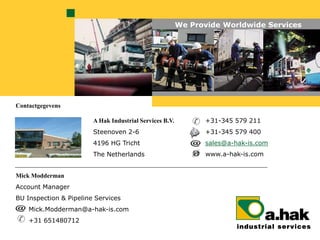 Presenation A HAK Industrial Services | PDF