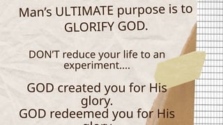HIS purpose, My Goal SERMON PPT CHRISTIAN | PPTX