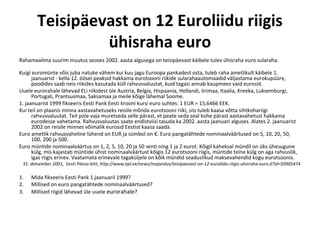 üHisraha euro | PPT