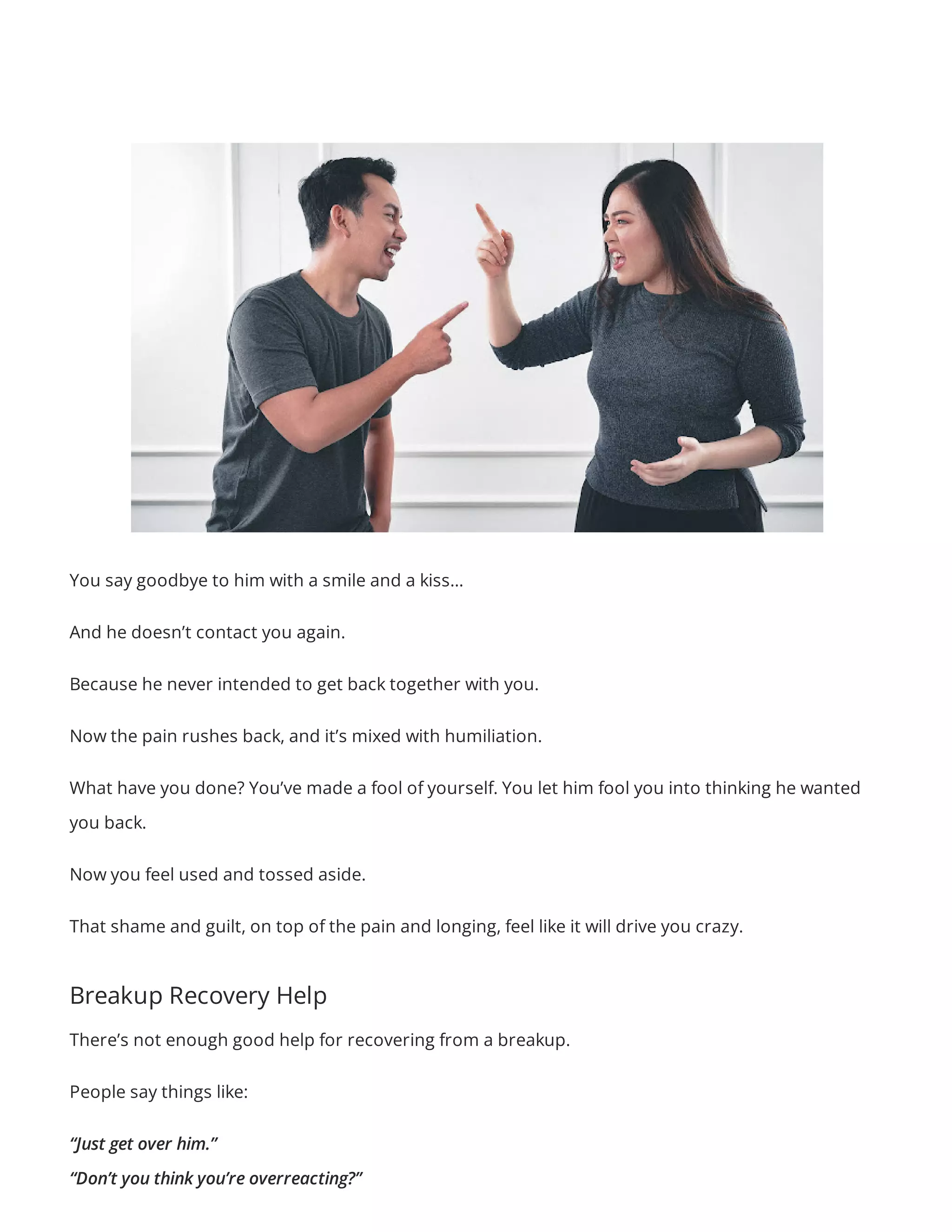 Breakup Recovery | PDF | First Aid | Injuries