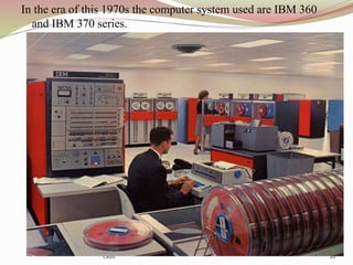 Hisstory of computers in pharmaceutical research and development | PPTX