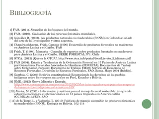 Legislación PFNM Ecuador | PDF