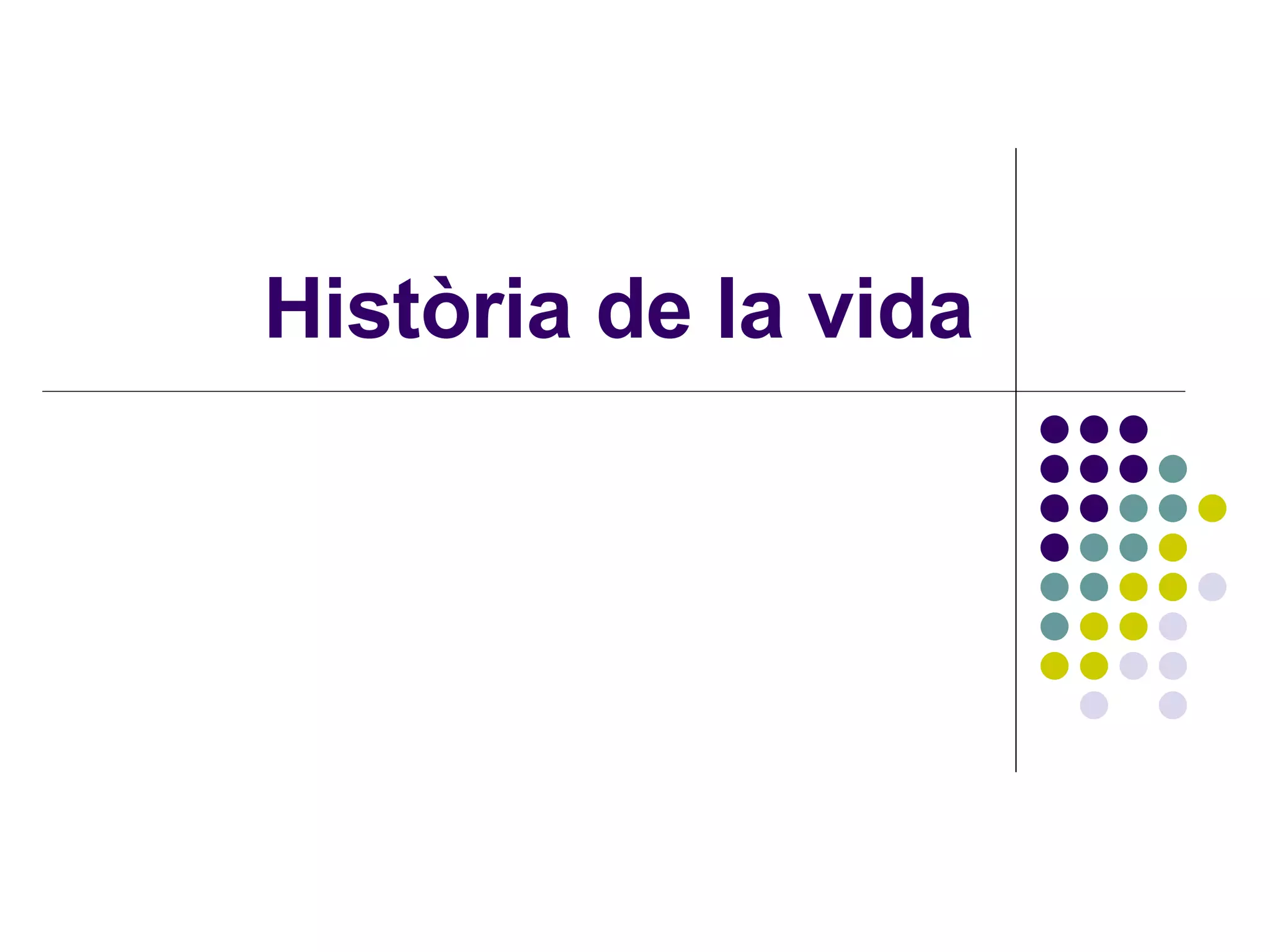 Hist Ria De La Vida | PPT
