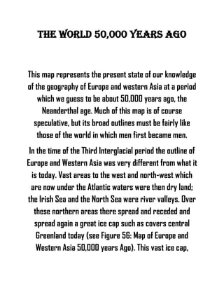 The World 50,000 Years Ago | PDF