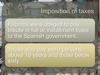 Hist1 economic changes (spanish occupation) | PPTX
