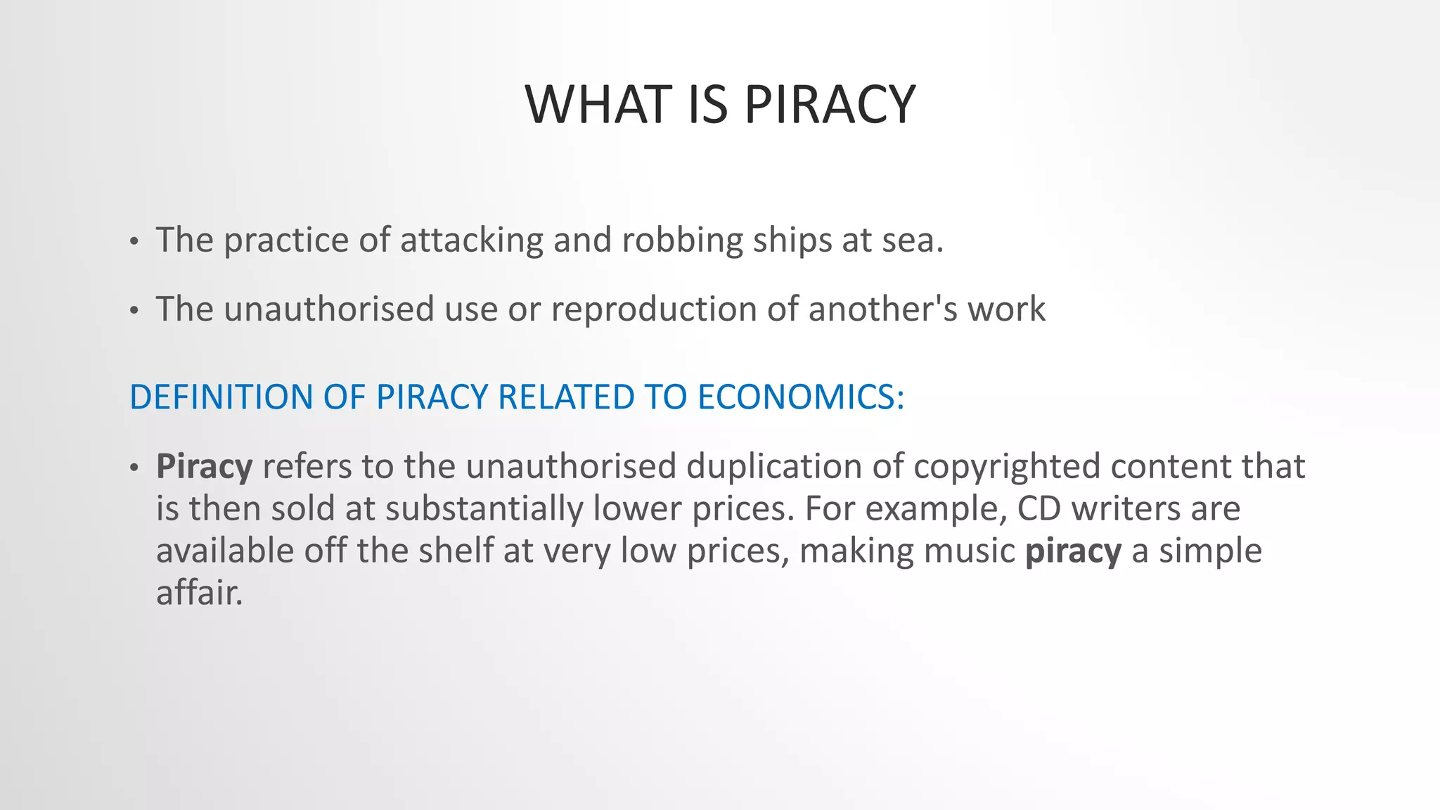 Mercantilism and piracy and relation between them | PPTX