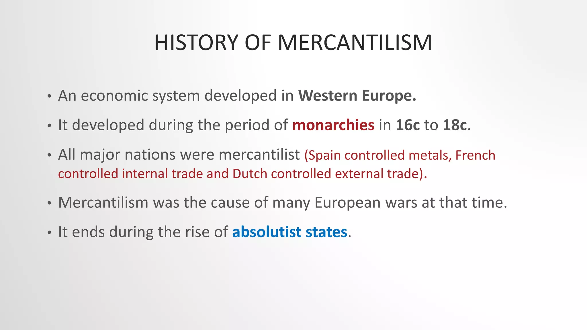 Mercantilism and piracy and relation between them | PPTX