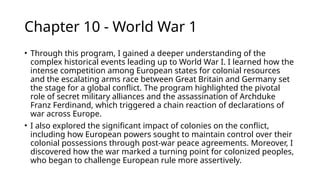 HIST103 World History_report_Saylor academy | PPTX