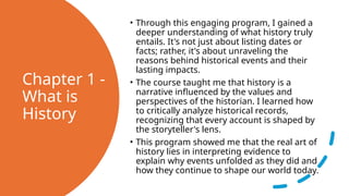 HIST103 World History_report_Saylor academy | PPTX